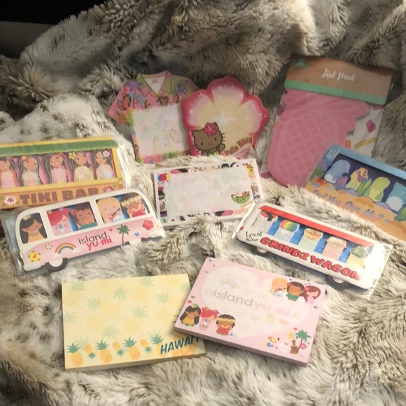 Office | Assorted Tropical Sushi Sticky Notesnotepadtabs | Poshmark